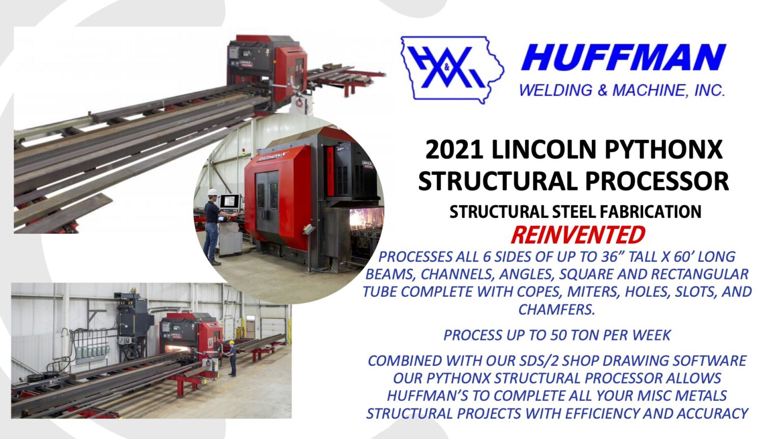 STRUCTURAL AND MISCELLANEOUS METALS - Huffman Welding and Machine